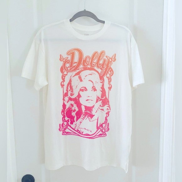 GAP | Tops | New Dolly Parton Oversized Tee | Poshmark